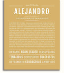 Alejandro | Name Art Print – Name Stories