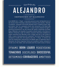 Alejandro | Name Art Print – Name Stories