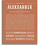 Aleksander Personalized Name Meaning Art Prints – Name Stories