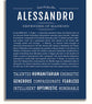 Alessandro | Name Art Print – Name Stories