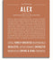 Alex Personalized Name Meaning Art Prints – Name Stories