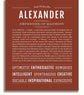 Alexander | Name Art Print – Name Stories