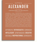 Alexander | Name Art Print – Name Stories