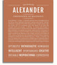 Alexander | Name Art Print – Name Stories