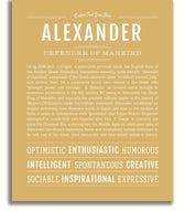 Alexander | Name Art Print – Name Stories