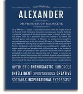 Alexander | Name Art Print – Name Stories