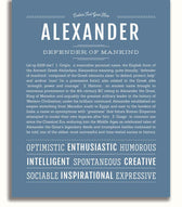 Alexander | Name Art Print – Name Stories