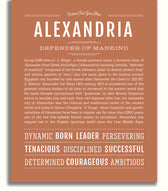 Alexandria | Name Art Print – Name Stories
