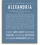 Alexandria Personalized Name Meaning Art Prints – Name Stories