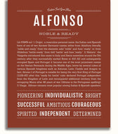 Alfonso | Name Art Print – Name Stories