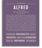 Alfred Personalized Name Meaning Art Prints – Name Stories
