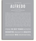 Alfredo | Name Art Print – Name Stories