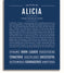 Alicia | Name Art Print – Name Stories