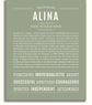 Alina | Name Art Print – Name Stories