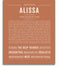 Alissa | Name Art Print – Name Stories