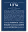 Aliya | Name Art Print – Name Stories