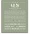Aliza | Name Art Print – Name Stories