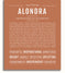 Alondra | Name Art Print – Name Stories