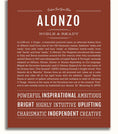 Alonzo | Name Art Print – Name Stories