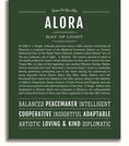 Alora | Name Art Print – Name Stories