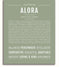 Alora | Name Art Print – Name Stories