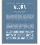 Alora | Name Art Print – Name Stories