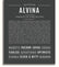 Alvina | Name Art Print – Name Stories