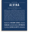 Alvina | Name Art Print – Name Stories