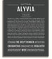 Alyvia | Name Art Print – Name Stories