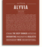 Alyvia | Name Art Print – Name Stories