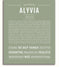 Alyvia | Name Art Print – Name Stories