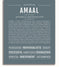 Amaal (female) | Name Art Print – Name Stories