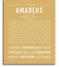 Amadeus | Name Art Print – Name Stories