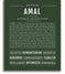 Amal (female) | Name Art Print – Name Stories