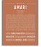 Amari (male) | Name Art Print – Name Stories