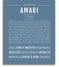 Amari (male) | Name Art Print – Name Stories