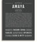 Amaya | Name Art Print – Name Stories
