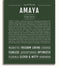 Amaya | Name Art Print – Name Stories