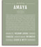 Amaya | Name Art Print – Name Stories