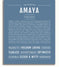 Amaya | Name Art Print – Name Stories