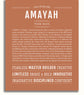 Amayah | Name Art Print – Name Stories