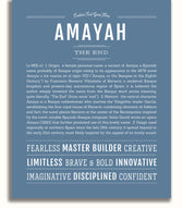 Amayah | Name Art Print – Name Stories