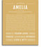 Amelia | Name Art Print – Name Stories