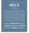 Amelie | Name Art Print – Name Stories