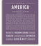 America | Name Art Print – Name Stories
