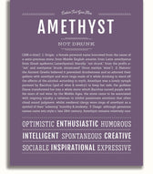 Amethyst | Name Art Print – Name Stories