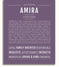 Amira | Name Art Print – Name Stories