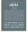 Amira Personalized Name Meaning Art Prints – Name Stories