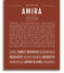 Amira | Name Art Print – Name Stories