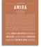 Amira | Name Art Print – Name Stories